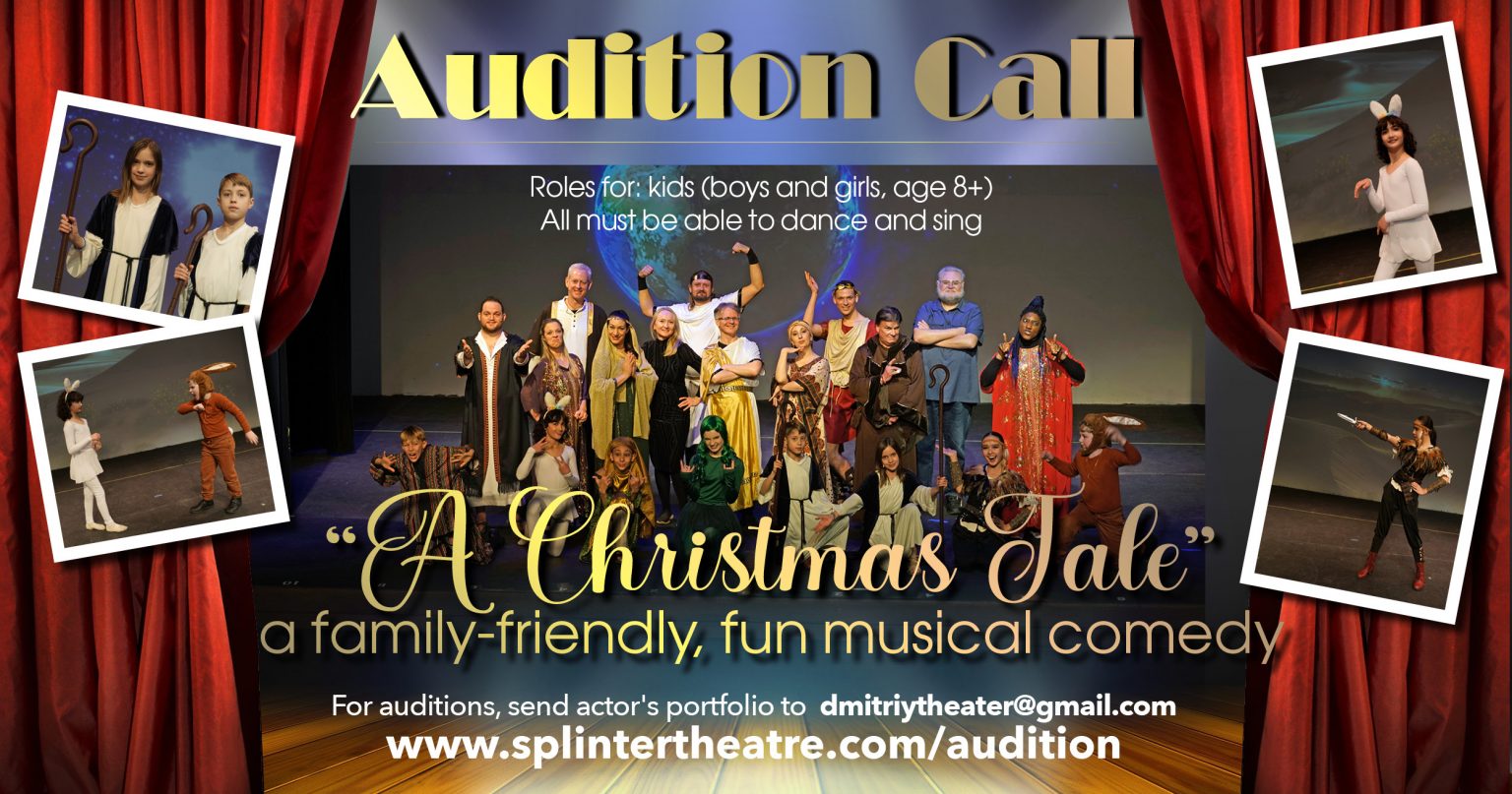 Audition and Workshop for Children, Teens and Adults – Splinter Theatre